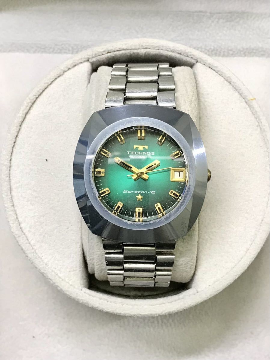 TECHNOS Borazon-Ⅵ AUTOMATIC 腕時計 テクノス ボラゾン 自動巻き メンズ腕時計 - 福岡博多の出張買取トレンドジャパン